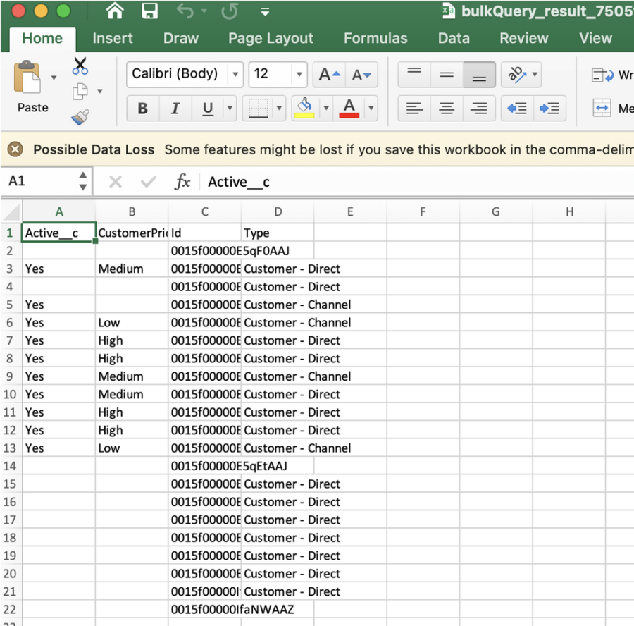 Workbench Export Types - White Glove Consulting Group, LLC